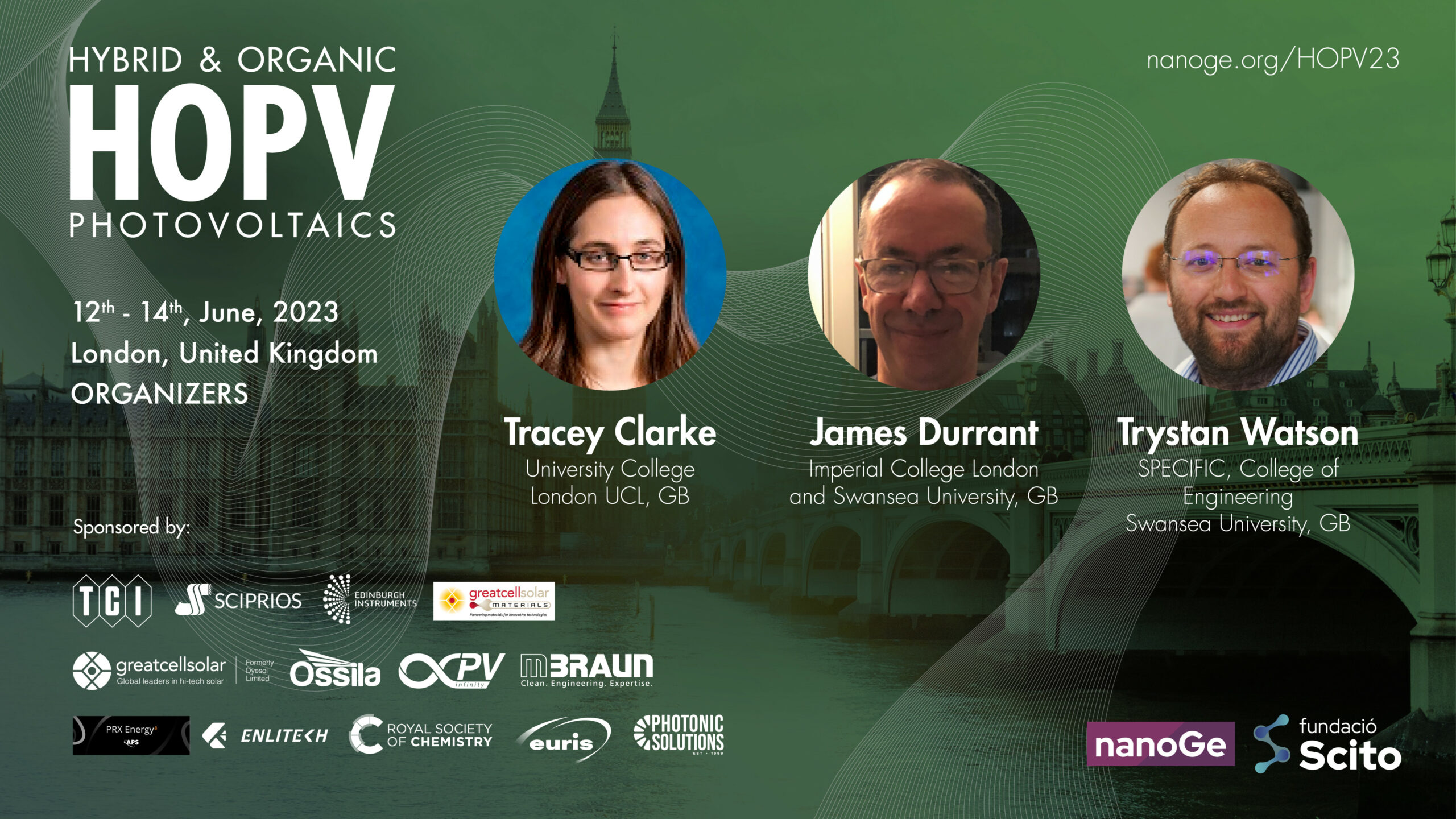 London Calling: HOPV23 Conference to Showcase Latest Advances in Hybrid ...